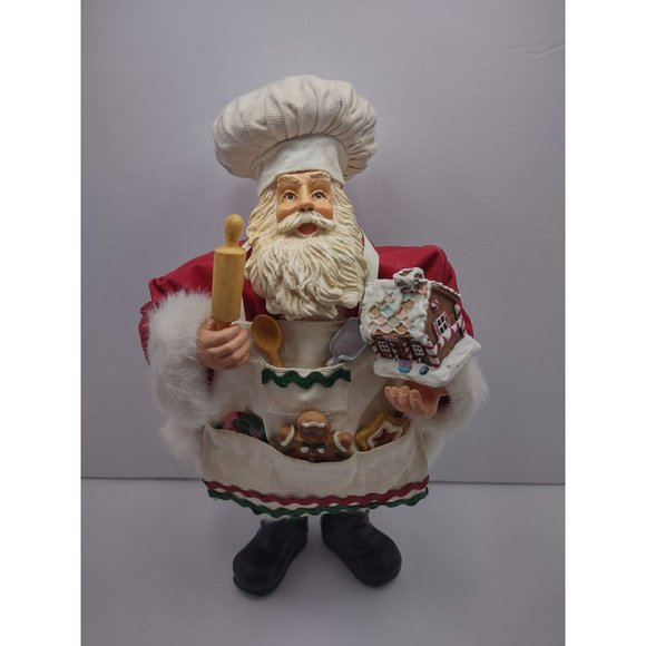 Holiday | Santa Chef Figurine Clothique Gingerbread House Cook | Poshmark